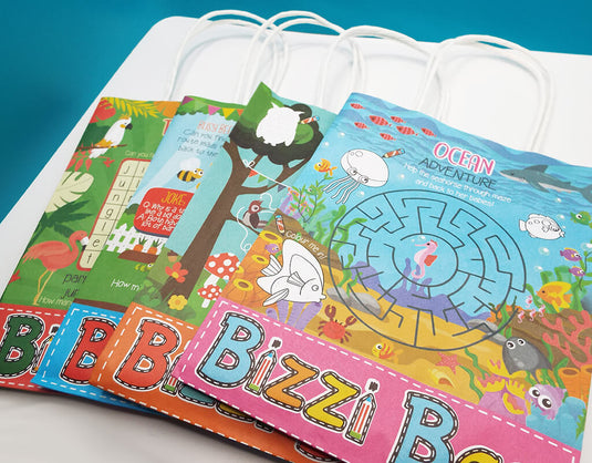 Bizzi Kids Takeaway Bags Tropical/Garden/Ocean/Woodland - Craftis ...